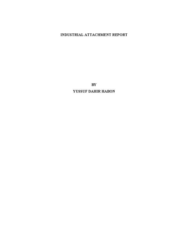 Industrial Attachment Report | PDF | Banks | Economies