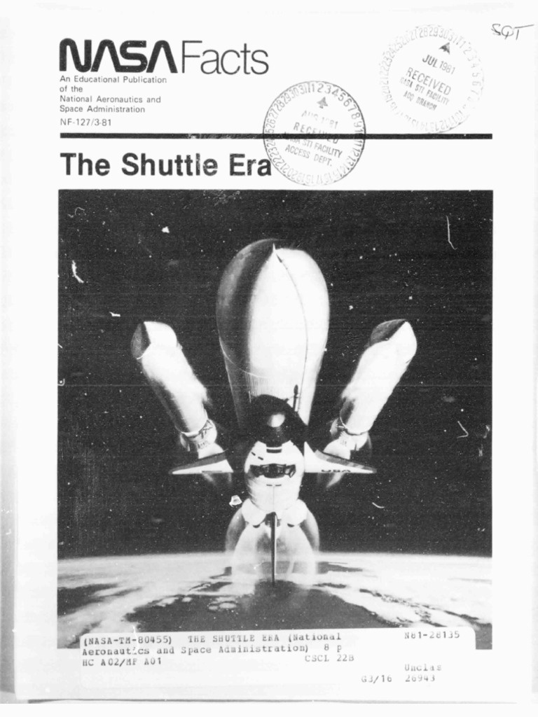 NASA Facts The Shuttle Era | PDF | Space Shuttle Program | Space Shuttle
