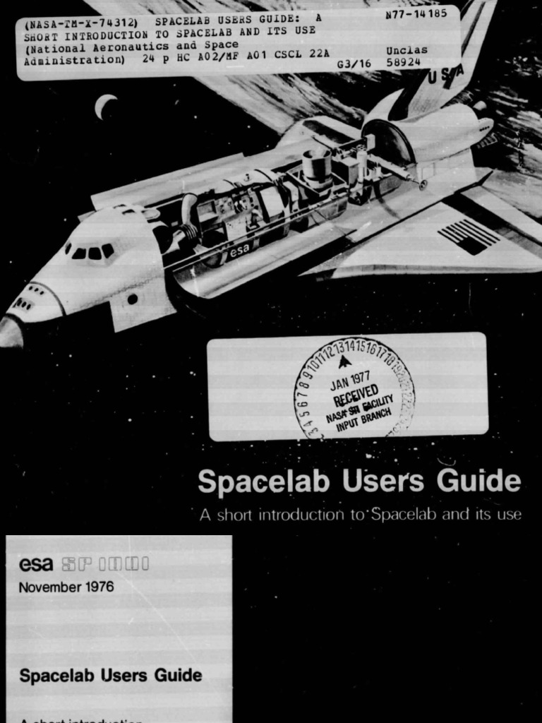 Spacelab Users Guide A Short Introduction To Spacelab and Its Use | PDF ...