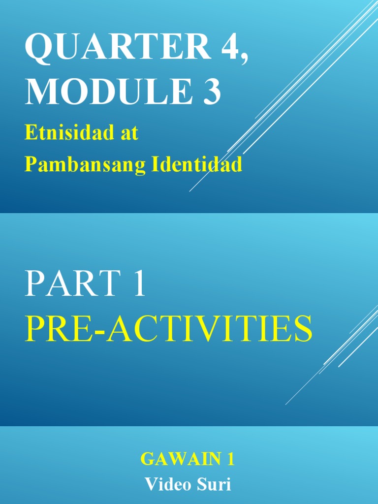 Quarter 4-Module 3 | PDF