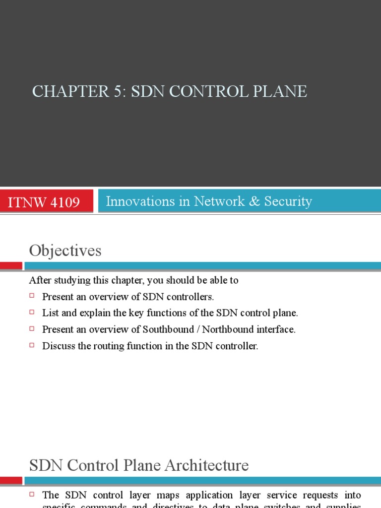 Chapter 5 SDN Control Plane | PDF | Routing | Computer Network