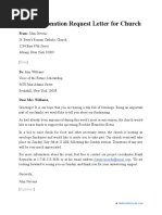 Sample Request Letter For Permission To Use A Venue | PDF | Word