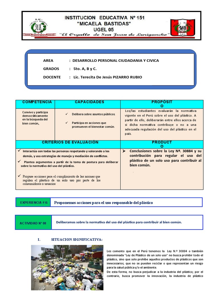 DPCC 5to Año | PDF DPCC 5to Año | PDF