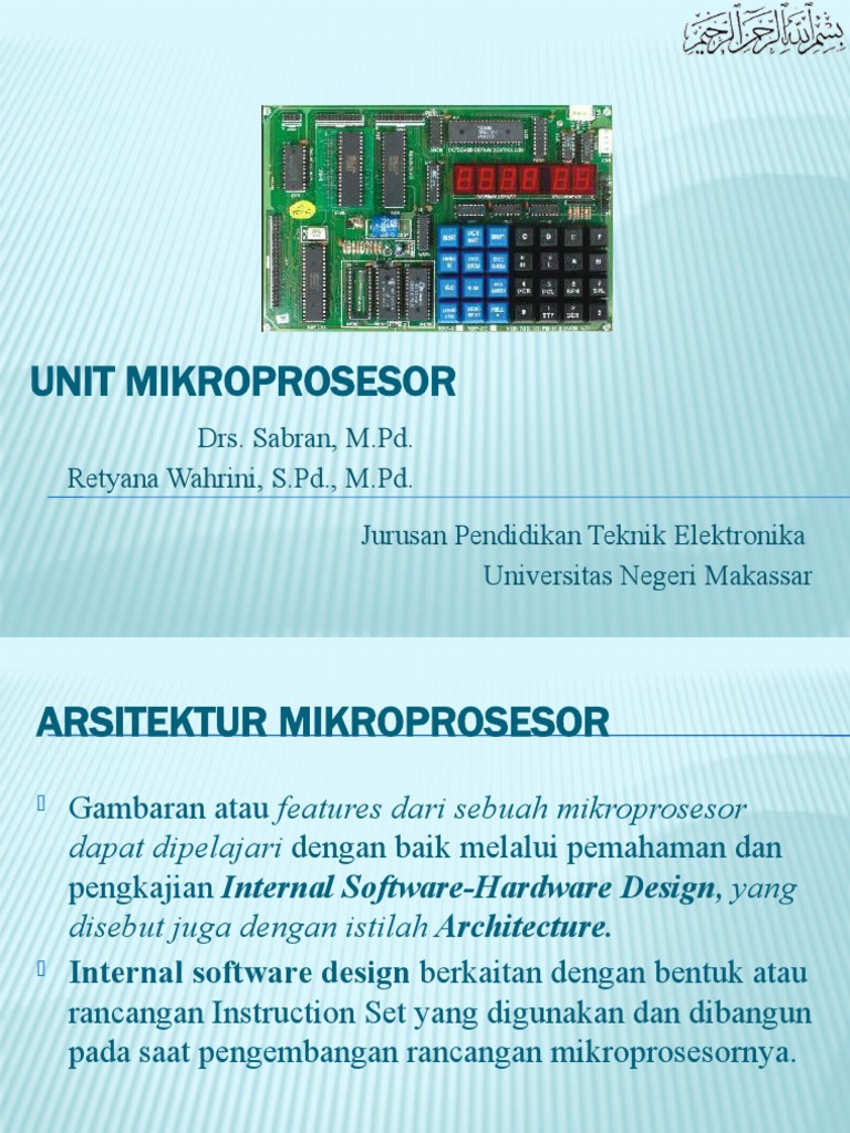 4 - Sistem+Mikroprosesor Arsitektur | PDF