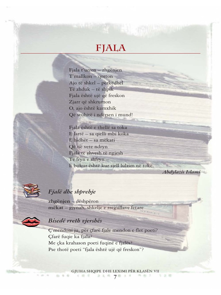 Albanski Jazik 7 Zosmani | PDF