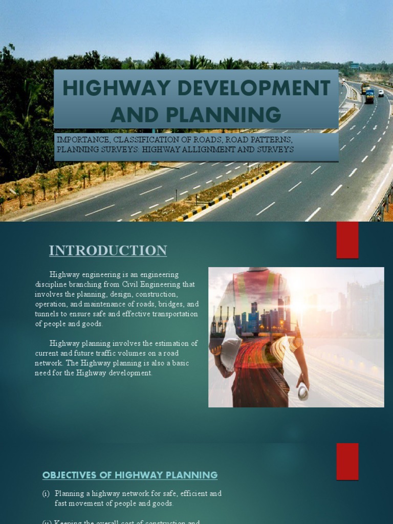 Highway Development and Planning | PDF | Road | Traffic