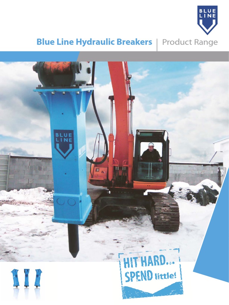Blue Line Hydraulic Breakers: Product Range | PDF | Equipment ...
