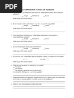 Survey Questionnaire | PDF | Learning | Distance Education
