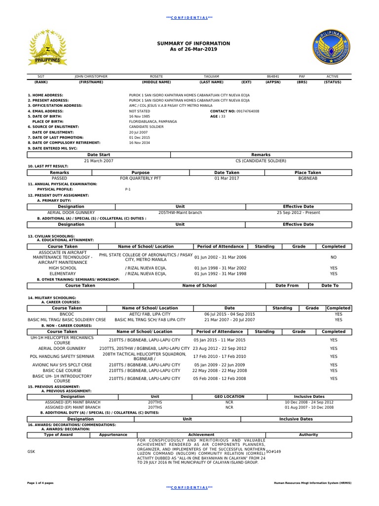 Human Resource Management Information System (HRMIS) | Download Free ...