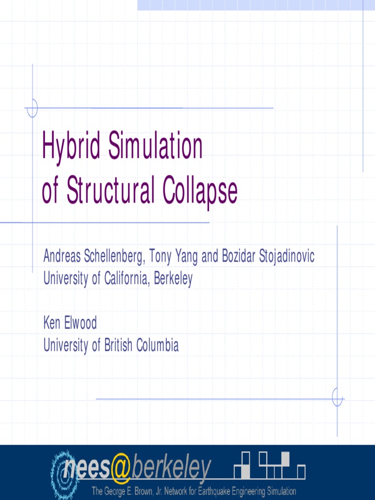 Hybrid Simulation of Structural Collapse | PDF | Simulation | Classical ...
