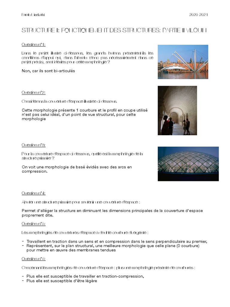 Morphologies et Structures en Architecture | PDF