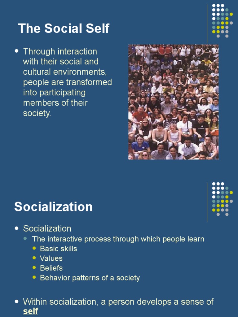 Sociological Perspective of The Self | PDF | Socialization ...