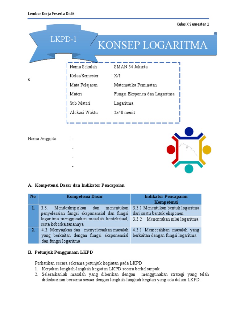 LKPD 1 - Logaritma | PDF