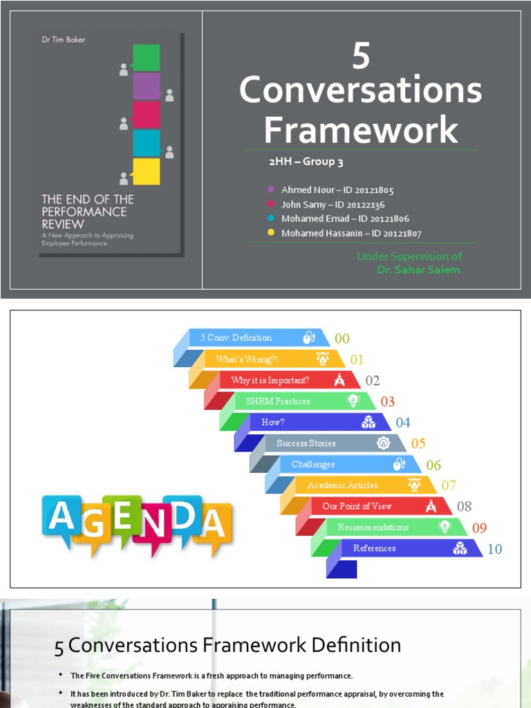 5 Conversations Framework | PDF | Employment | Business