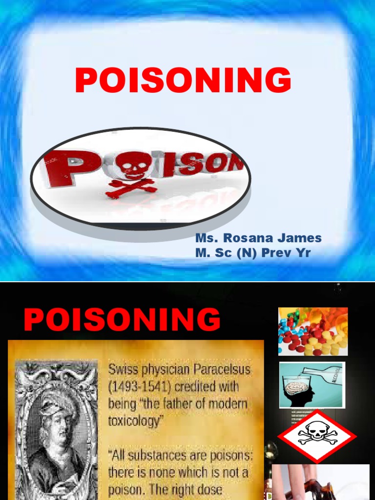 Poisoning | Download Free PDF | Medical Specialties | Clinical Medicine
