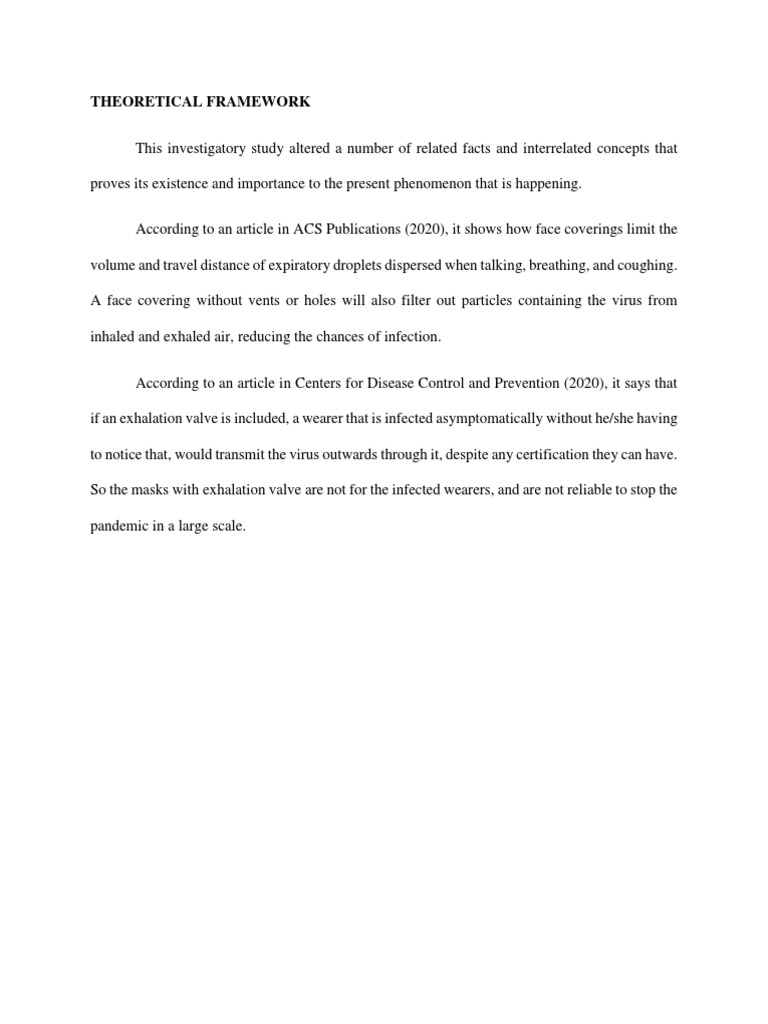 Theoretical Framework | PDF | Science & Mathematics | Computers