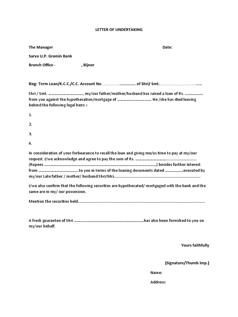 Letter of Forbearance | PDF | Forbearance | Contract Law