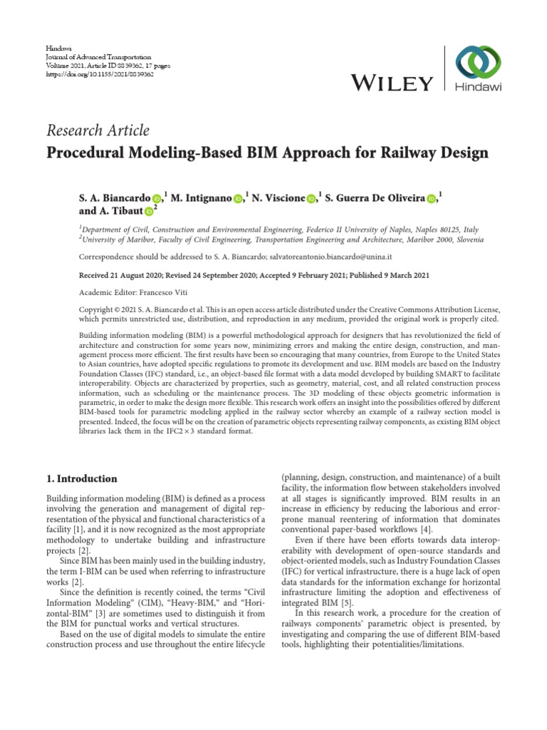 Procedural Modelling Based BIM Approach For Railway Design | Download ... Procedural Modelling Based BIM Approach For Railway Design | Download ...