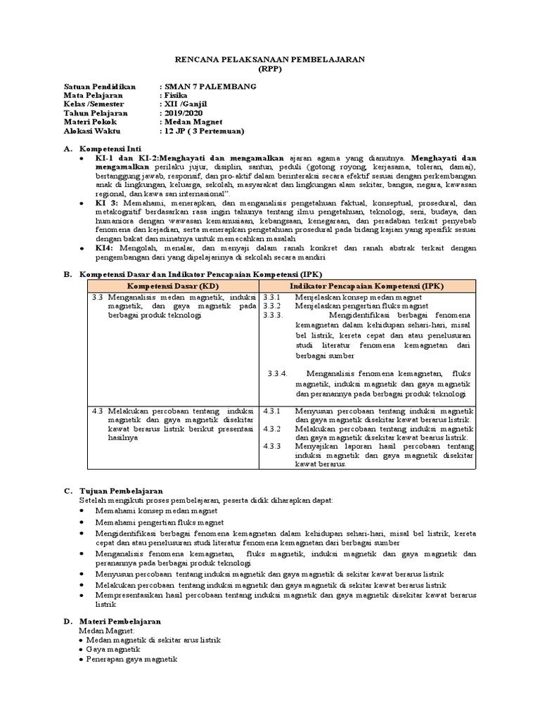 PPF RPP Diah 3.3 Fix Nian | PDF