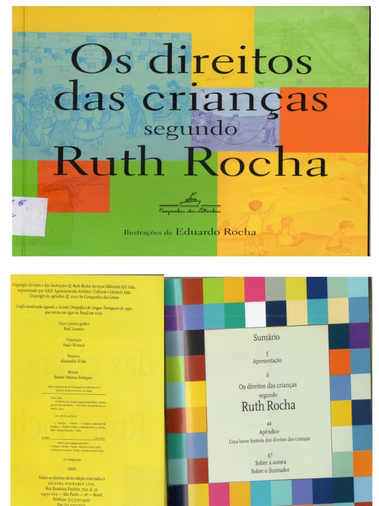 Livro Os Direitos Das Criancas Segundo Ruth Rocha - Ruth Rocha | PDF