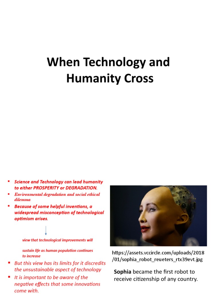 When Technology and Humanity Cross | PDF | Artificial Intelligence ...