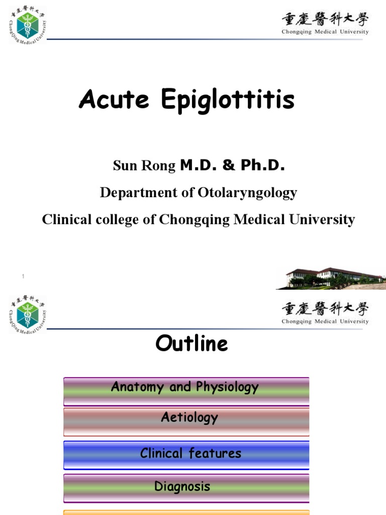 Acute Epiglottis | PDF | Larynx | Clinical Medicine