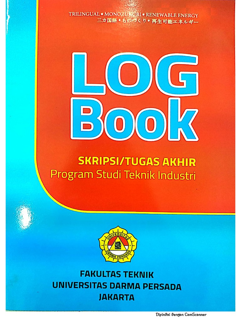 Logbook Skripsi - TA T. Industri | PDF