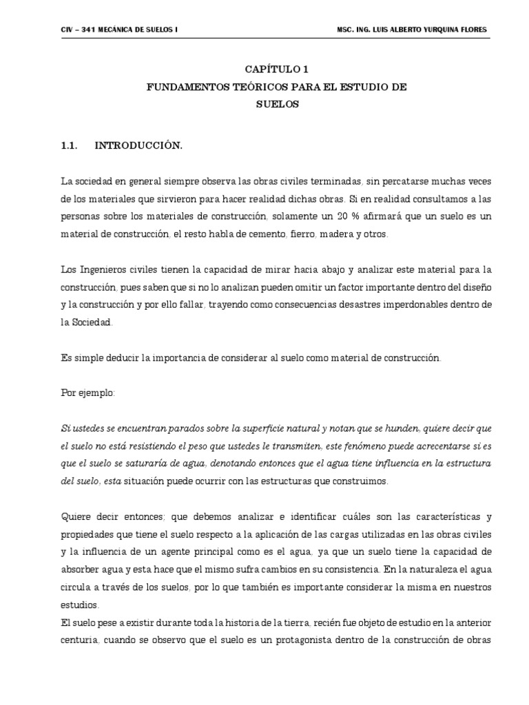 Capitulo 1i - Fundamentos Teóricos | PDF | Roca (geología) | Mecánica ...