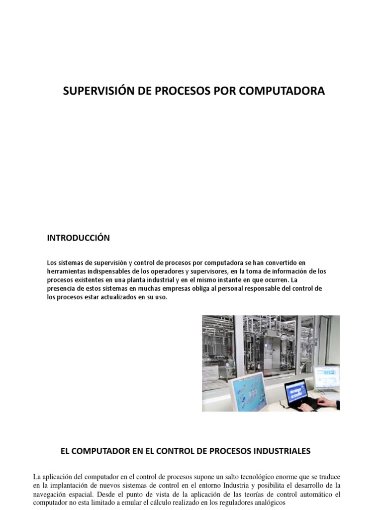 Supervision Procesoss Por Computadora | PDF | Hardware de la ...