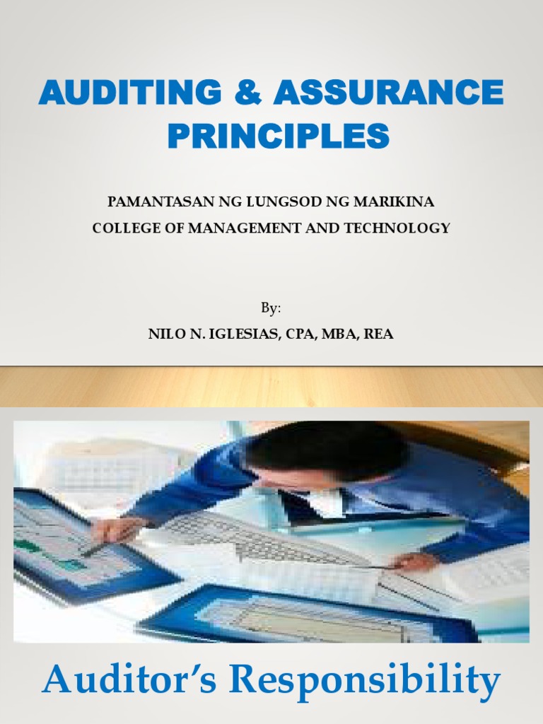 Topic 5 - Auditor's Responsibility | PDF | Audit | Financial Audit