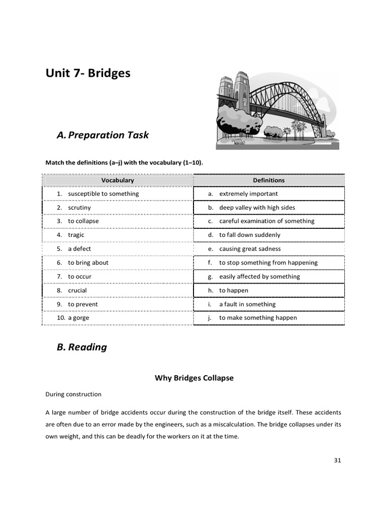 BEAP Unit 7 Bridges | PDF