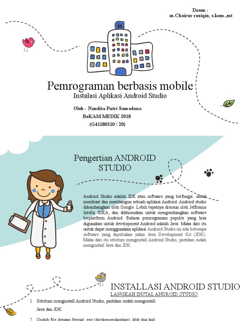 Pemrograman Berbasis Mobile: Instalasi Aplikasi Android Studio | PDF