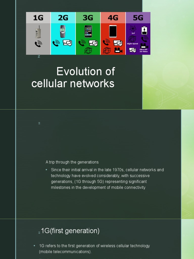 Cellular Network Evolution Guide | PDF | 3 G | 4 G
