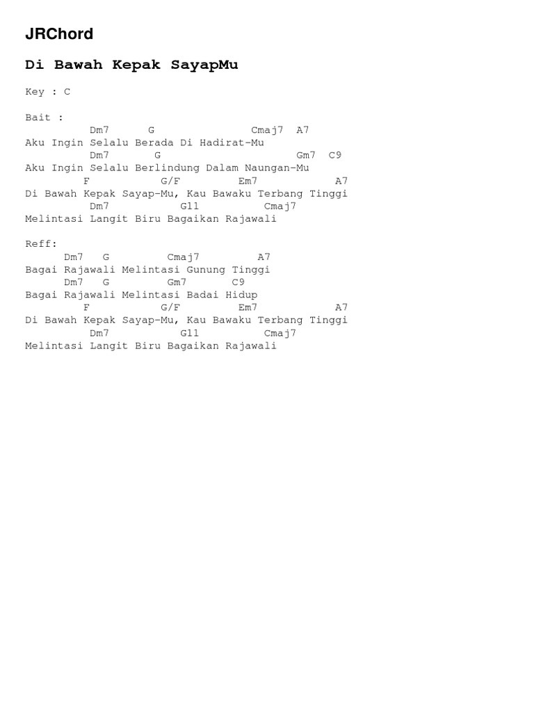 Di Bawah Kepak SayapMu | PDF