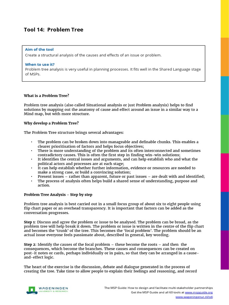 Problem Tree Analysis | PDF | Causality | Science