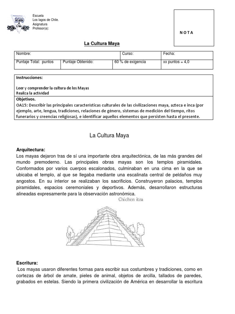 Guia Cultura Maya | PDF | Civilización maya | Mesoamérica