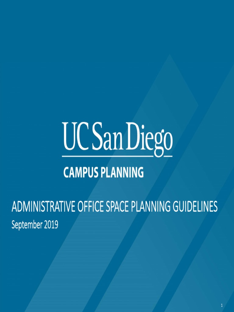 Administrative Office Space Planning Guidelines: September 2019 | PDF ...