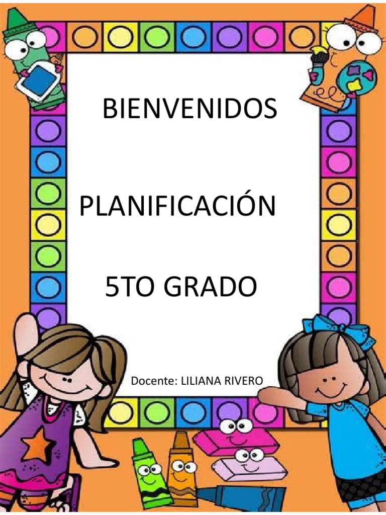 Planificacion 5to Grado 04-10 | PDF | Sintaxis | Gramática