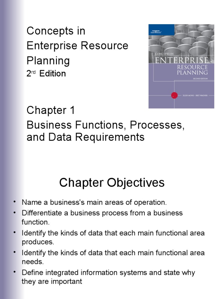 Concepts in Enterprise Resource Planning: 2 Edition | PDF | Enterprise ...