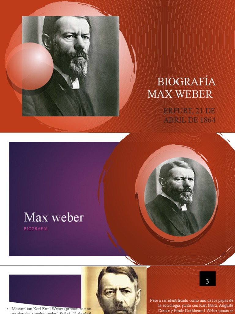 Biografía Max Weber | PDF | Max Weber
