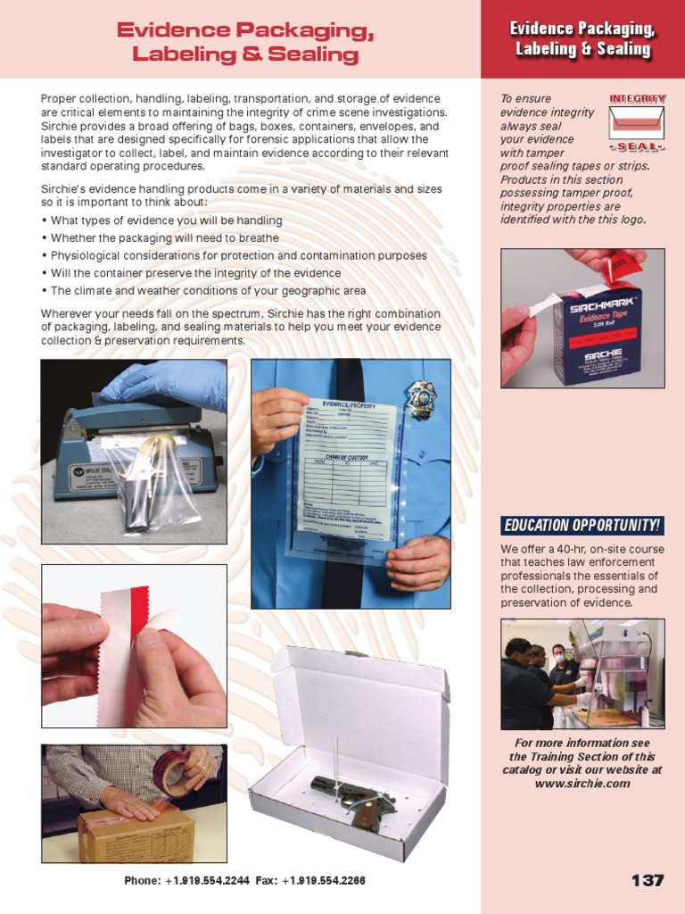 05 Evidence Packaging | PDF | Packaging And Labeling