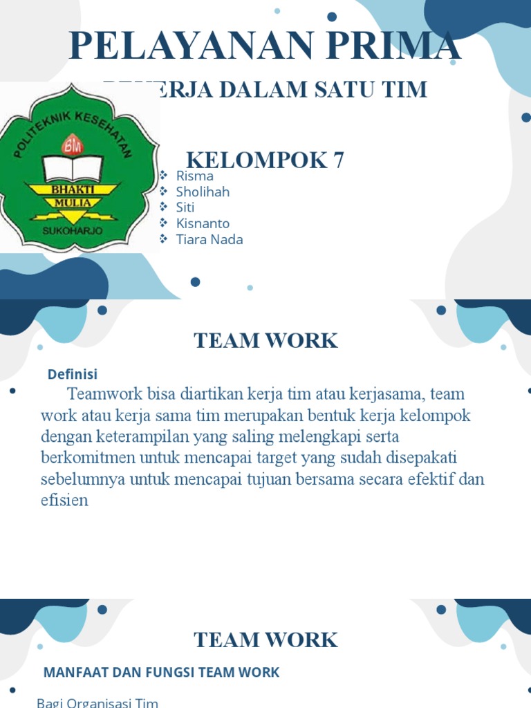 Team Work | PDF