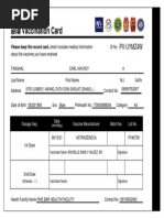 COVID-19 Vaccination Card Template | PDF | Self-Improvement