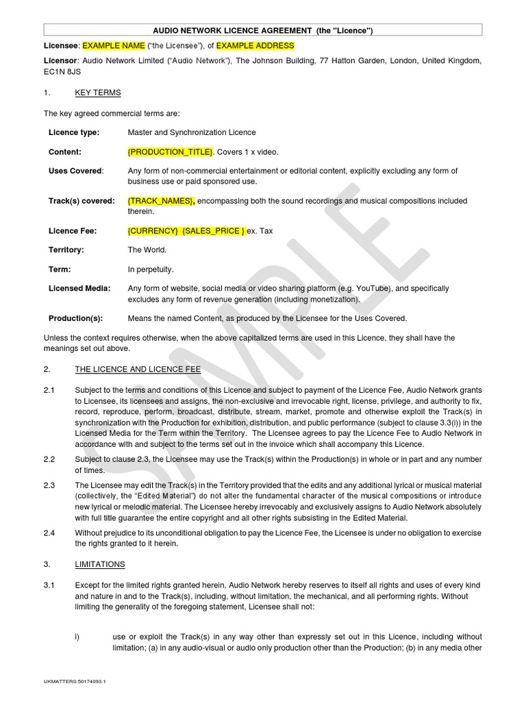 Sample Creator | PDF | License | Common Law