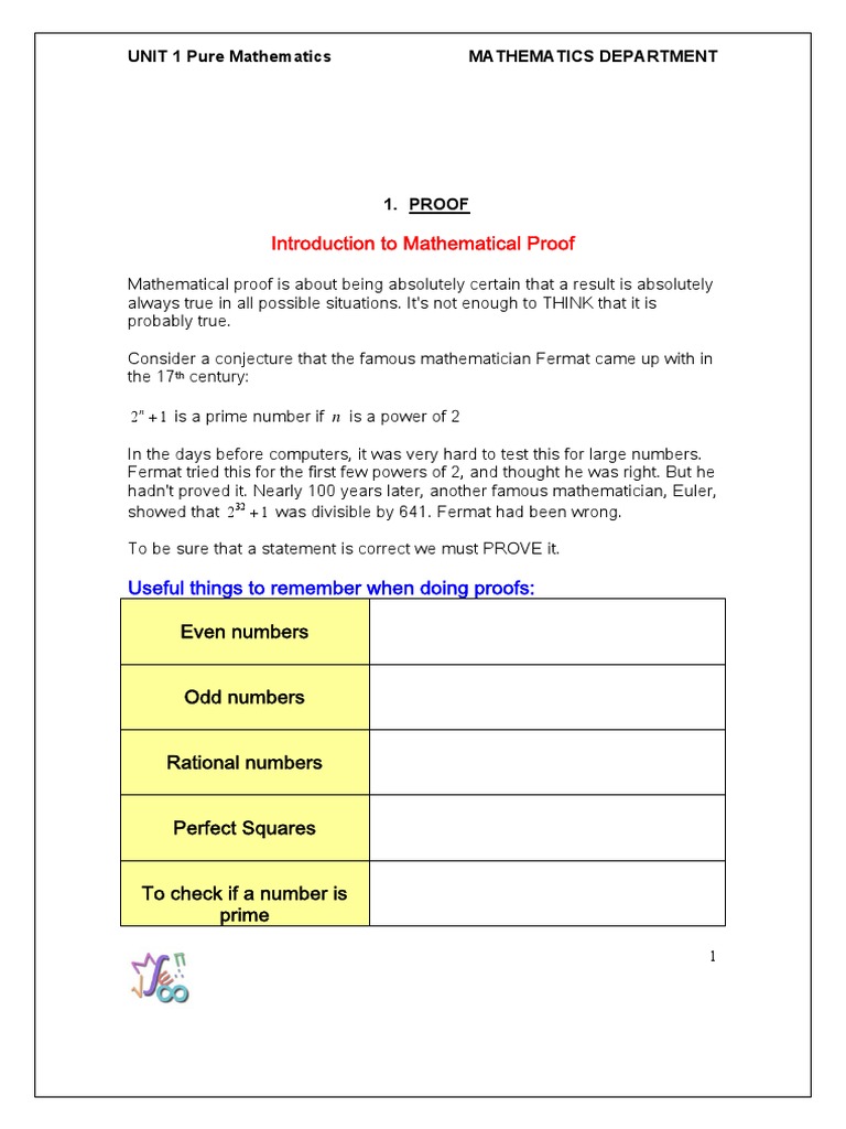 Pure Math Proof Techniques | PDF | Mathematical Proof | Quadratic Equation