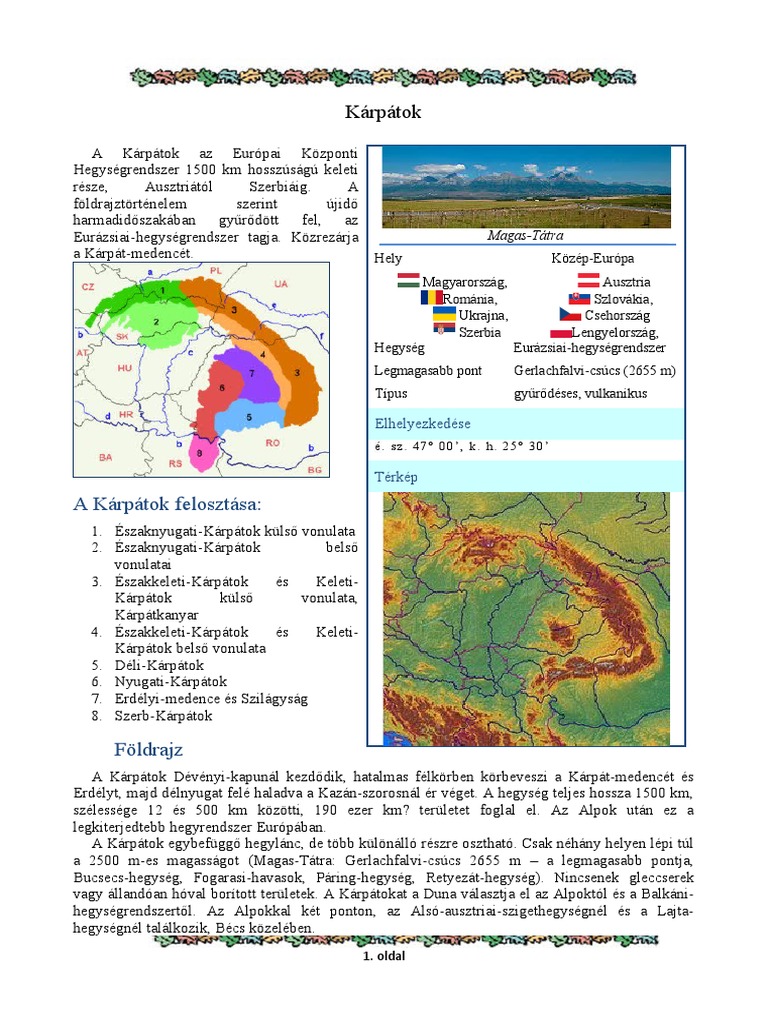 Kárpátok | PDF