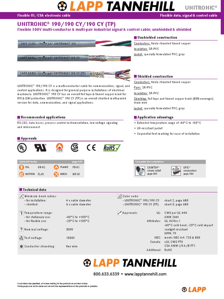 Unitronic 190/190 CY/190 CY (TP) | PDF | Electrical Engineering ...