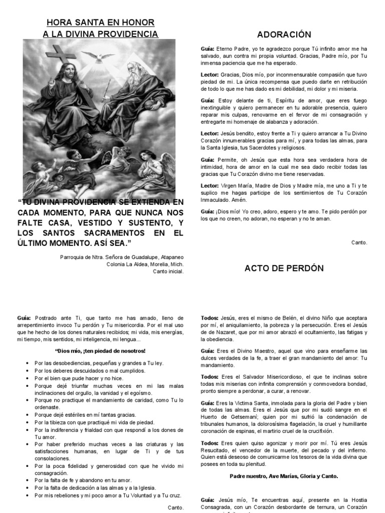 Divina Providencia | PDF | Cristo (título) | Amor