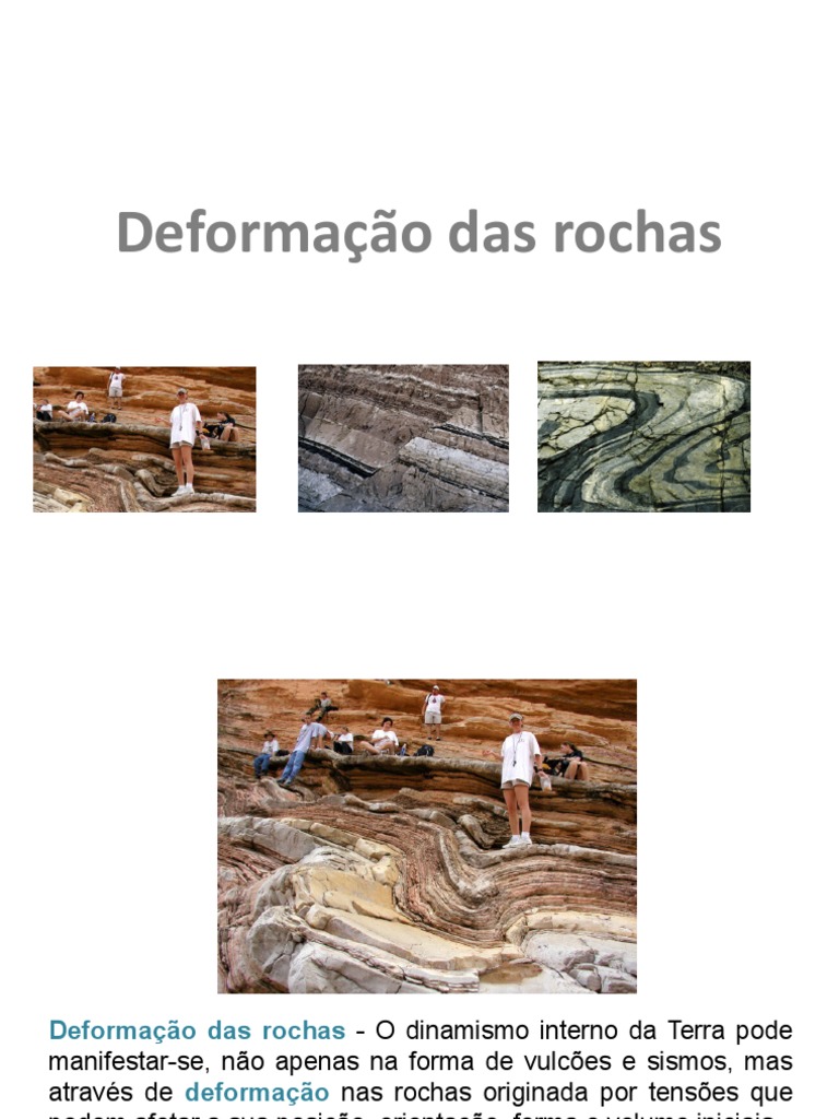 Deformação Das Rochas - Dobras e Falhas | PDF | Estresse (Mecânica ...