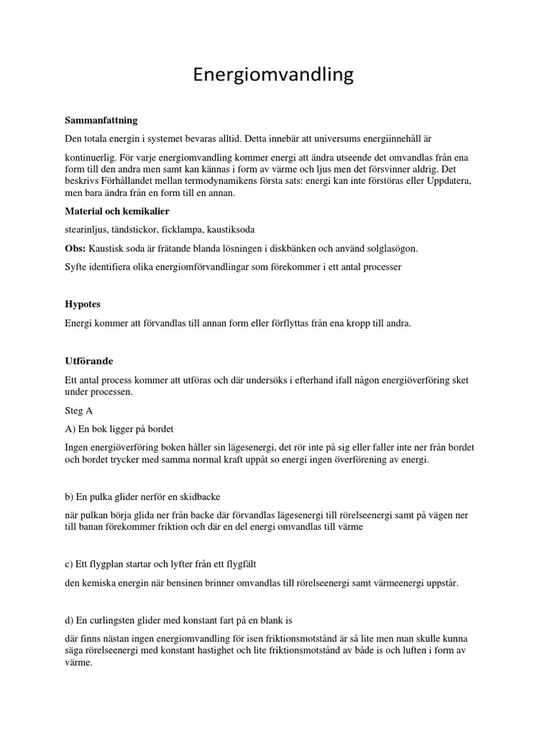 Labbb 2 Fysik 1 Adde | PDF